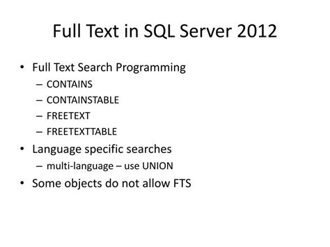 Ppt Searching Binary Data In Sql Server 2012 Powerpoint Presentation