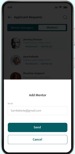 Implement Add New Mentor Request Dialog Screen · Issue 111 · Alcopensourcealc Mmsystem Admin