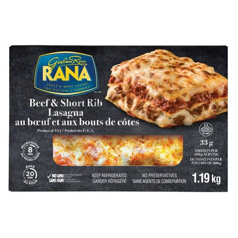 Rana Beef And Short Rib Lasagna Same Day Delivery Costco