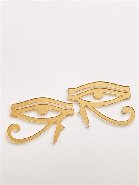 Eye Of Horus Earrings Acrylic Egyptian Earrings Egyptian Etsy