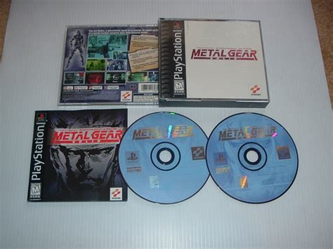 Metal Gear Solid Ps1 Near Mint And Complete Original Black Label