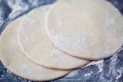 Homemade Dumpling Wrappers 餃子皮 Oh My Food Recipes