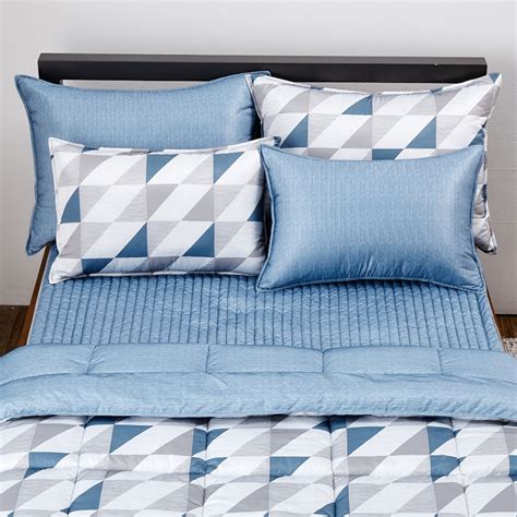 스웰 피터 알러지케어 베개커버 50 70 블루 모던하우스