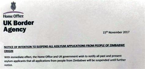 Uk Asylum Statement For Zimbabweans Thats Circulating On Whatsapp Is