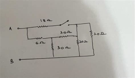 Solved Find Rab For The Following Circuit Chegg