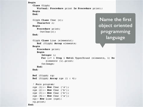 Object Oriented Design Quiz PPT