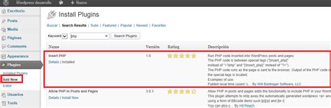 Alcasoft Incluir Código Php En Páginas Y Posts De Wordpress