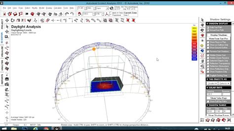 Ecotect Daylight Analysis Tutorial Youtube