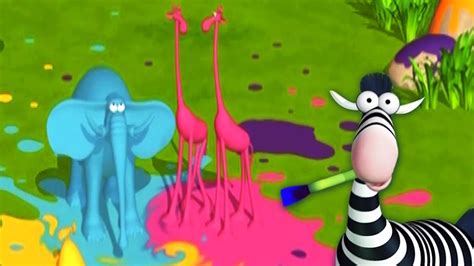 Газон Русский Техниколор Забавный мультяшный слон Газун звериные приключения Youtube