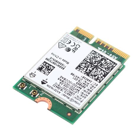 Wi Fi 6 Intel Ax201 M 2 Key E Wireless Card 2400mbps Bluetooth 5 0 Pc