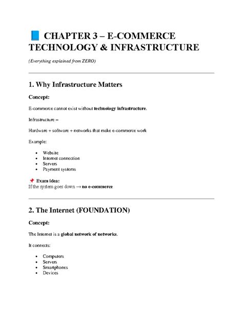 Chapter 3 Technology Infrastructure Lecture Notes From Zero Studocu