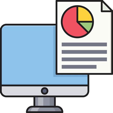 Chart Report Vector Illustration On A Background Premium Quality Symbols Vector Icons For
