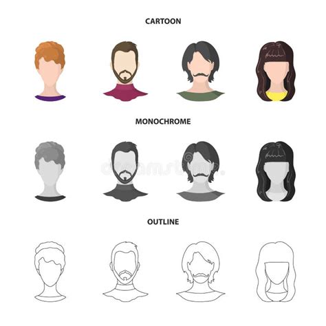 Vector Design Of Professional And Photo Symbol Collection Of Professional And Profile Stock