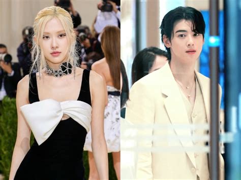 Rosé Blackpink Cha Eun Woo Revealed Evidence Of Secret Dating For 4
