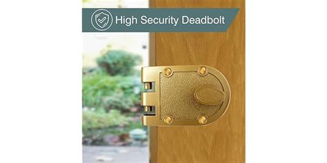 Nu Set Jimmy Proof Style Deadbolt Lock
