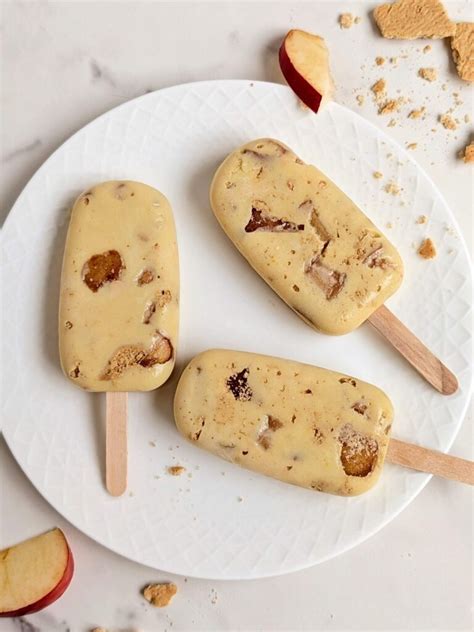 Apple Pie Protein Popsicles Cozy Cool And Guilt Free Hayls Kitchen