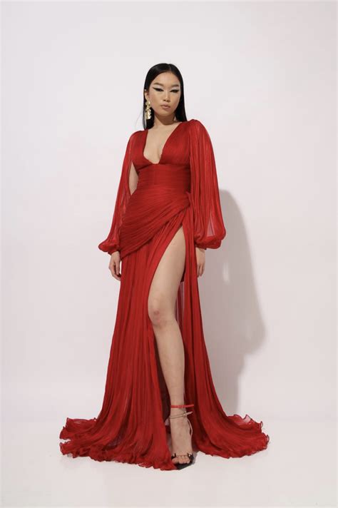 Iris Serban Evening Dress Flora On Madison Boutique