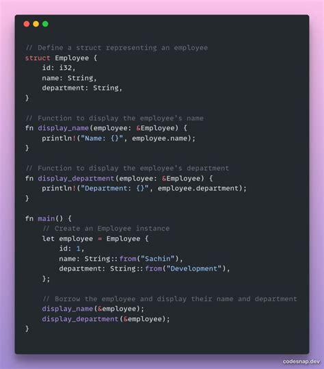Sachin Borse On Linkedin Rust Rustlang Programming Borrowing