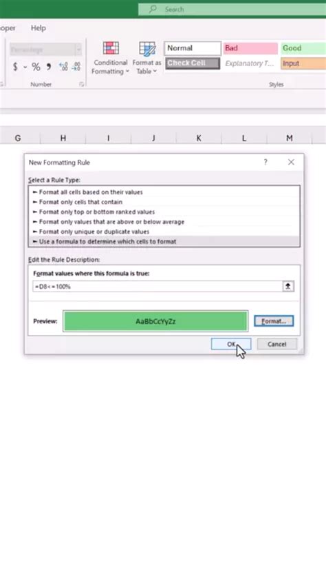 progress bar excel discover