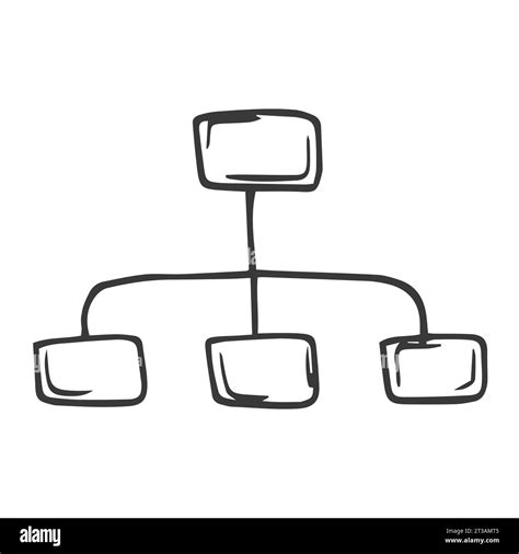 Organization Chart With People Icons Corporate Hierarchy Concept Vector Infographics Element