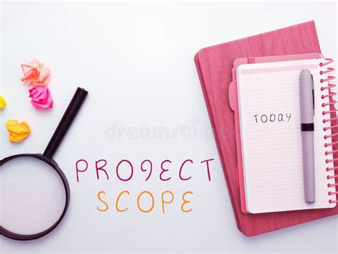 Text Showing Inspiration Project Scope Concept Meaning Evaluation Of Work Efforts A Product