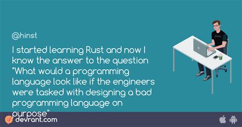 Rust I Started Learning Rust And Now I Know The Answer To The
