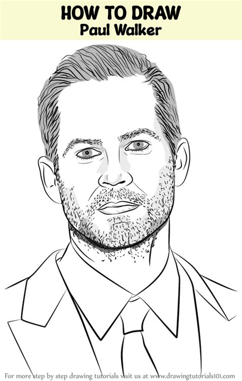 Paul Walker Zeichen Tutorial