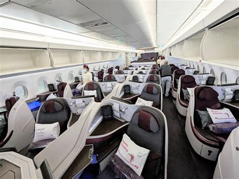 Qatar Airways Qsuites Business Class A350 900 Review Touristsecrets