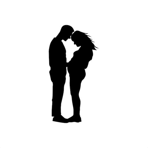 Hugging Couple Silhouette Vectors And Illustrations For Free Download