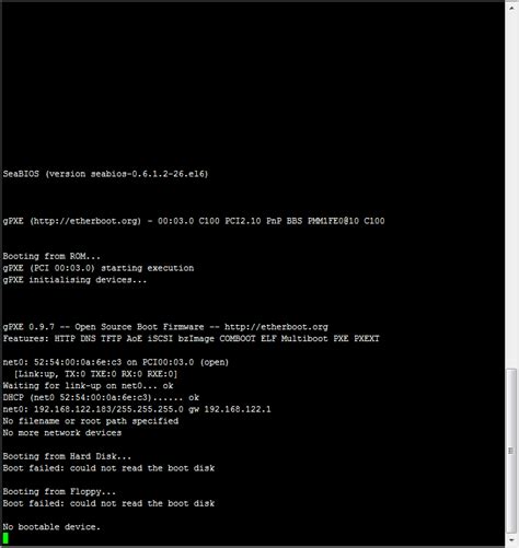 How To Install A KVM CentOS Guest With NAT PXE Linux Org