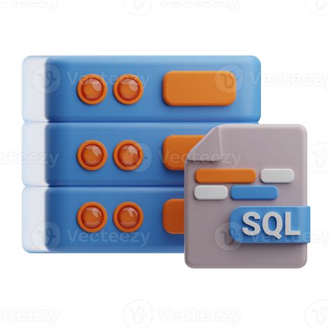 Object Computer Programming Sql 3d Illustration 42127072 Png
