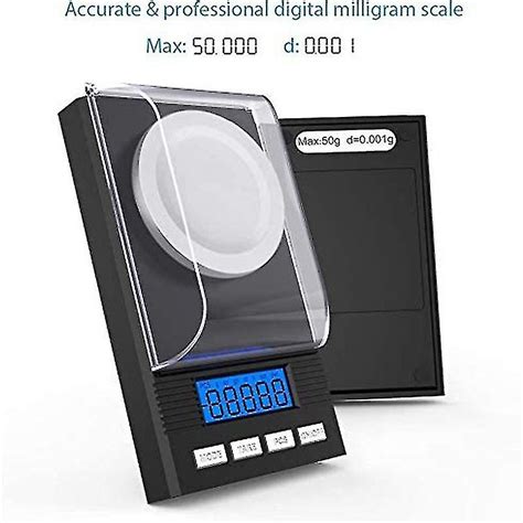 50g 0001g Milligram Scale Fine Scale Mg Scale Milligram Scale Pocket Scale Laboratory