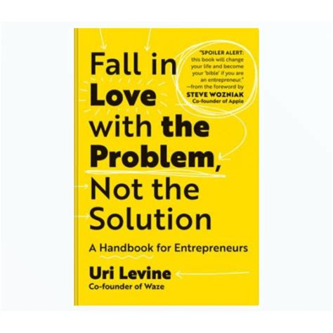 Jual Buku Fall In Love With The Problem Not The Solution Shopee Indonesia