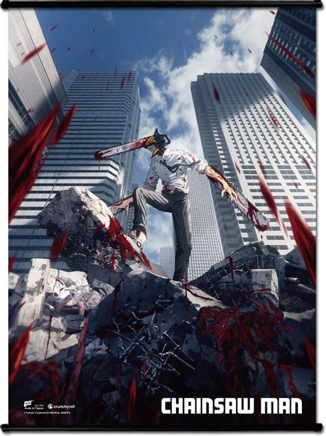 Chainsaw Man Denji Hybrid Form Key Art Wall Scroll Starlight