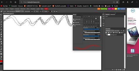 tuto photopea Mudando a direção de um brush K Design Amino