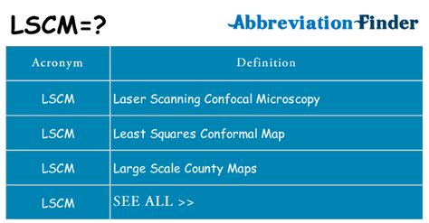 What Does Lscm Mean