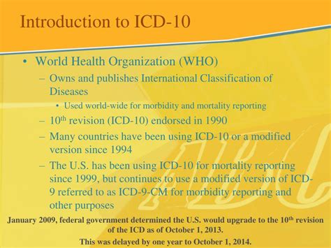 PPT ICD CM Coding PowerPoint Presentation Free Download ID