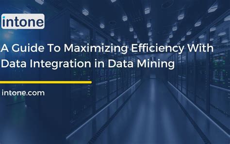 A Guide To Maximizing Efficiency With Data Integration In Data Mining