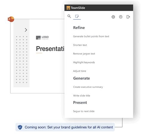 Powerpoint Ai Assistant Teamslide