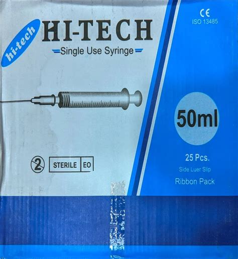 Pvc Disposable Syringe 50 Ml At Rs 13 Piece In Surat Id 2850463035788