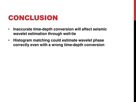 Ppt Wavelet Phase Estimation Without Accurate Time Depth Conversion Powerpoint Presentation
