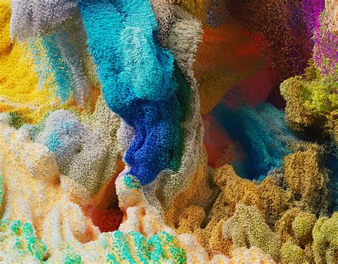 Aquatic Particles Created Inside Houdini Rendered Using Redshift R3dmodeling