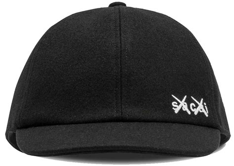 Kaws X Sacai Melton Cap Black Fw21