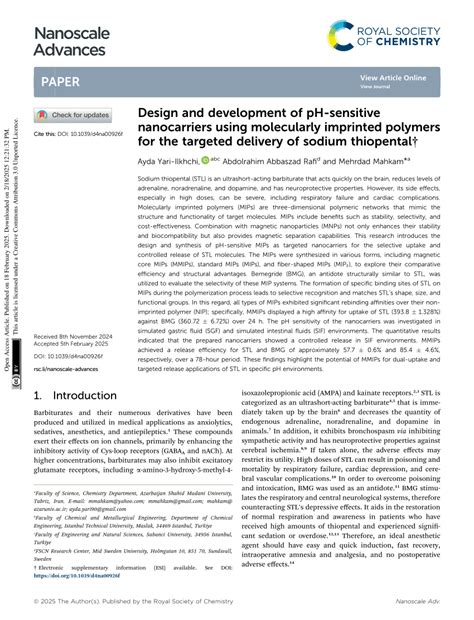 Pdf Design And Development Of Ph Sensitive Nanocarriers Using
