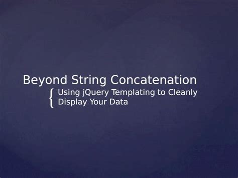 Pptx Beyond String Concatenation Dokumentips
