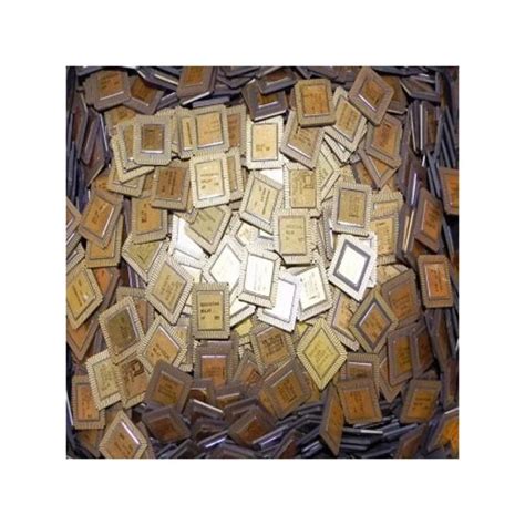 Gold Recovery Ceramic Cpu Scrap Ceramic Cpu Processor Scrap Pentium