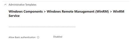 Disable Allow Basic Authentication For Winrm Client Not Being Detected Rintune