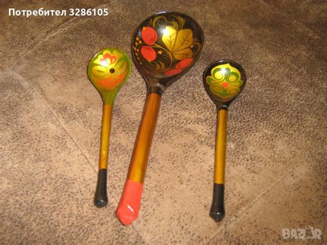 комплект дървени лъжици в Антикварни и старинни предмети в гр София Id41962136 — Bazar Bg