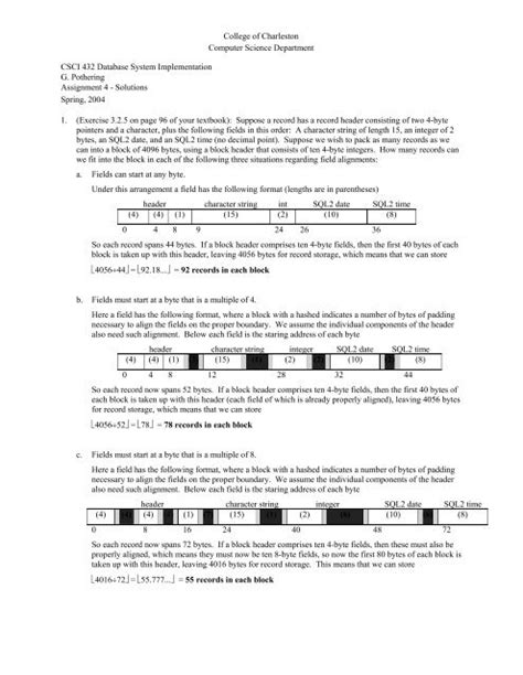 assignment 4 solutions department of computer science