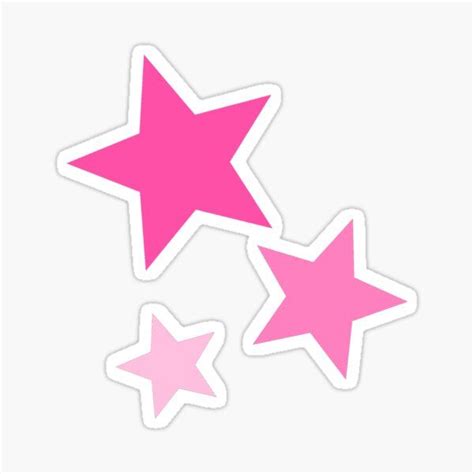 Pink Star Sticker By Larakoelliker Artofit